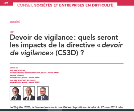 Devoir de vigilance : quels seront les impacts de la directive « devoir de vigilance » (CS3D ...