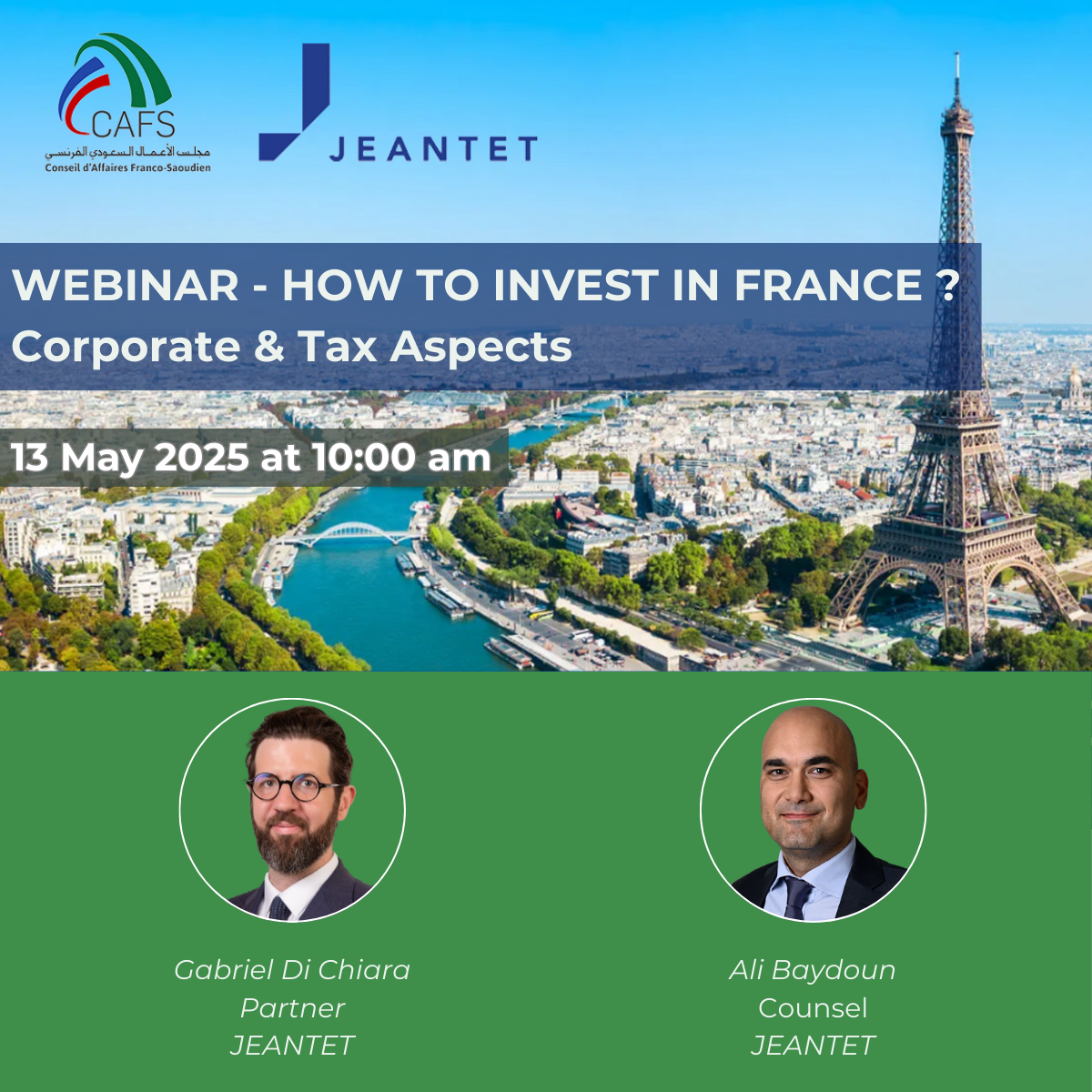Webinar: How to invest in France? - Jeantet